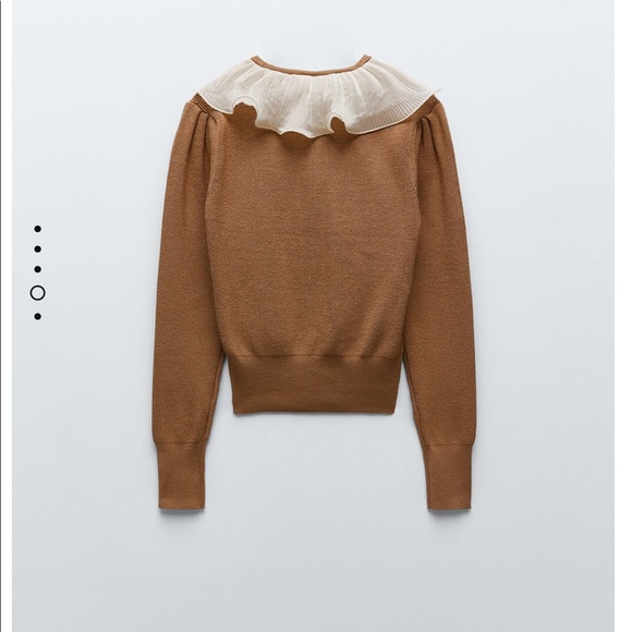 Zara | Sweaters | Zara Nwt Ruffled Sweater | Poshmark